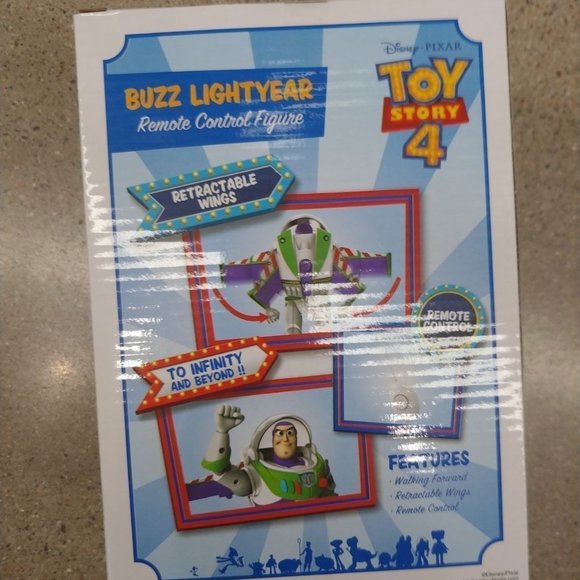 Dinsey | Toys | Toy Story Buzz Lightyear Remote Control Toy Disney ...